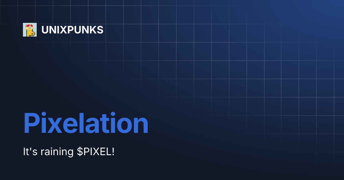 Pixelation | UNIXPUNKS